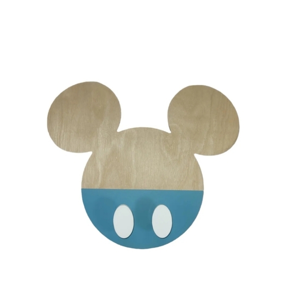 Disney | Wall Decor | Disney Store Mickey Mouse Icon Shaped Wood ...